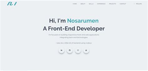 Top 18 Free Next Js Portfolio And Cv Landing Page Starters And