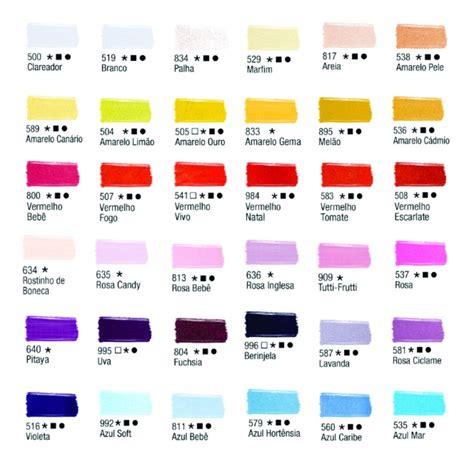 Kit Tinta De Tecido Todas Cores Parcelamento Sem Juros