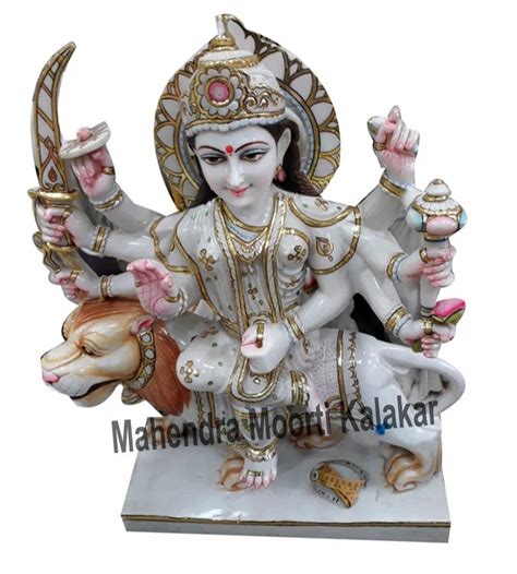 1 Feet Marble Durga Statue Home At Rs 9000 In Jaipur Id 19972955791