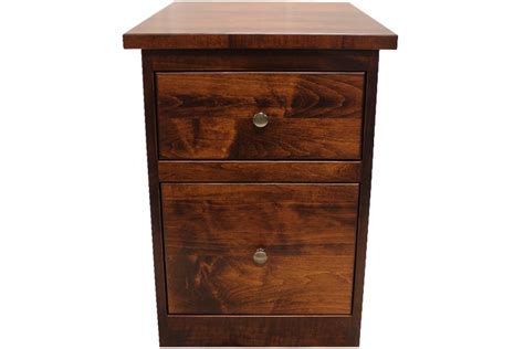 Brown Maple File Cabinet Redekers
