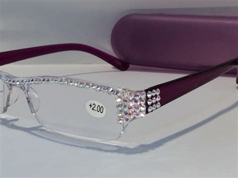 Swarovski Crystal Reading Glasses With The Beautiful Ab Crystal