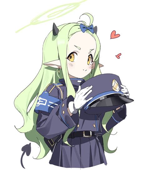 Highlander Sidelocks Conductor Blue Archive Drawn By T Vmyz Danbooru