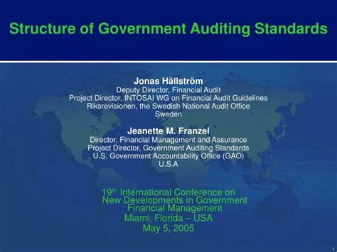 Ppt Structure Of Government Auditing Standards Powerpoint