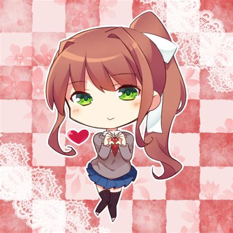 「monika Doki Doki Literature Club Skirt」fan Artpopular