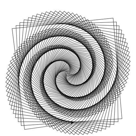 Turtle Spiral Generative Art Design Graphic Design
