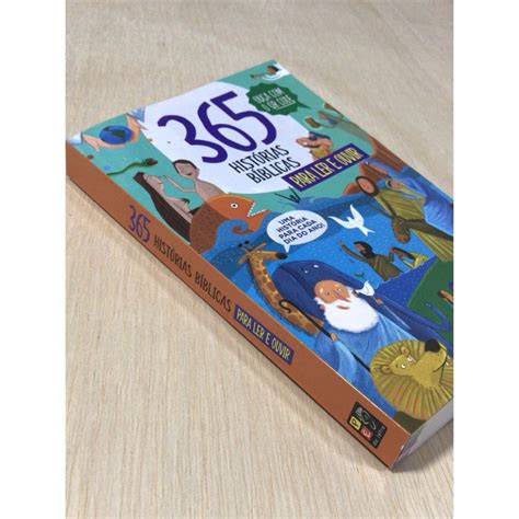 Kit Livro Infantil 365 Histórias Bíblicas A Bíblia Da Criança Para
