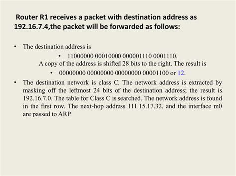 Delivery And Forwarding Of Ip Packets Pptx