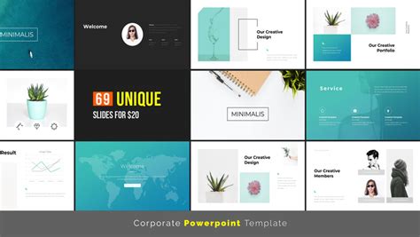stylish minimal powerpoint template 85770 templatemonster