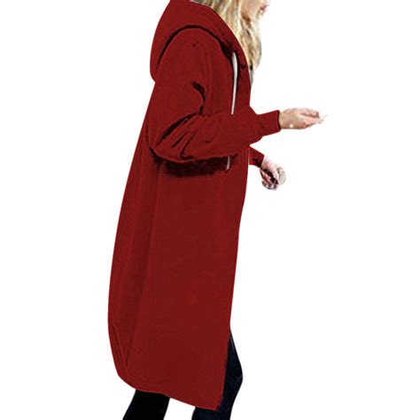 Homenesgenics Winter Coats For Women Plus Size 4x Womens Long Hoodie