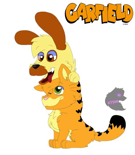 Garfield And Odie By Kylietheshewolf On Deviantart
