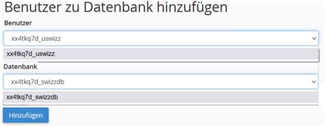 Erstellen Und Verwalten Von Mysql Datenbanken Swizzonic Ch