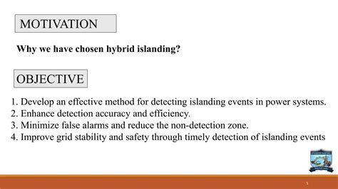 Islanding Detection Using Dwt And Ann Pptx