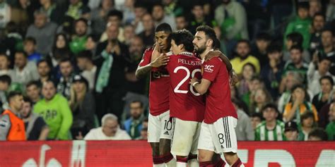 Betis Manchester United En Directo Los Octavos De La Europa League
