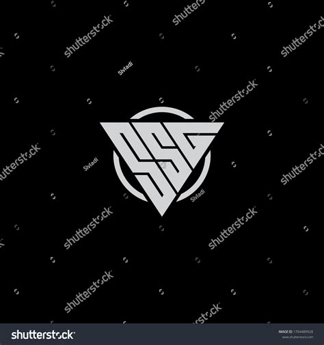 Ssg Logo Design Vector Illustration Stock Vector Royalty Free 1704489928 Shutterstock