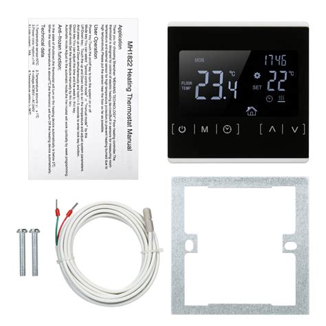 Tuya Wifi Smart Thermostat Lcd Touched Screen Inte Vicedeal