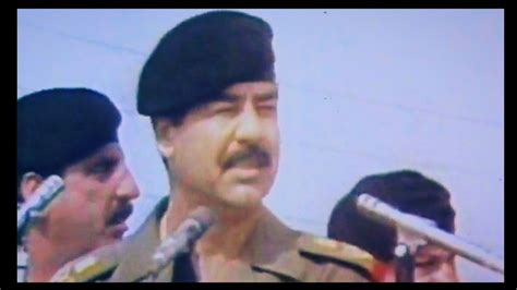 خاطب صدام حسين للجنود في الحرب العراقية الإيرانية 1981 Youtube