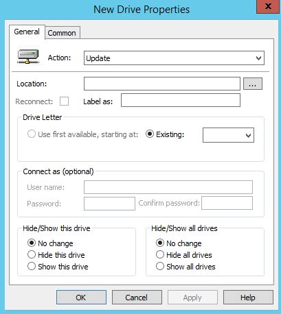 Are Group Policy Mapped Drives As A Different User Considered Secure