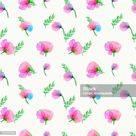 수채화 꽃 수채화 꽃 원활한 종이 패턴과 원활한 배경 패브릭과 종이 또는 스크랩북에 인쇄하는 데 이상적입니다 손으로 그린 그림 인쇄 손 그린 스타일 프린트 꽃 빈티지 꽃