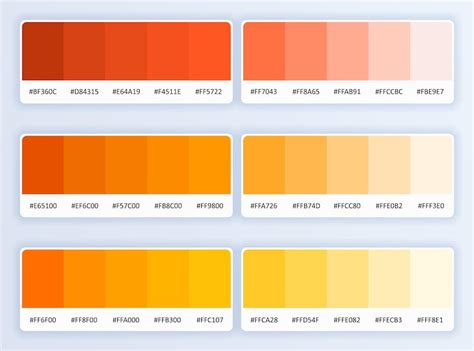 Esquema De Color Naranja Moderno Guía Para Elegir La Mejor Paleta De