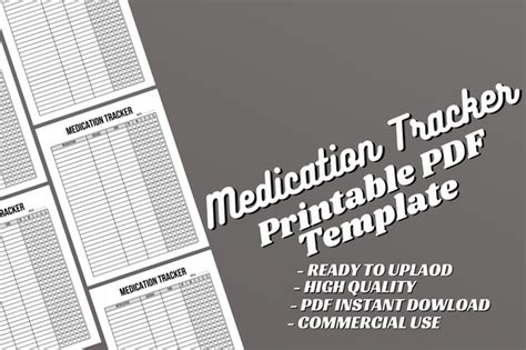 Medication Tracker Canva Template Graphic By Alternative Creative Studio Creative Fabrica