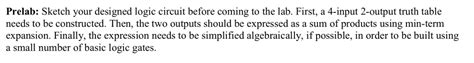 Solved Purpose The Purpose Of This Lab Is To Design A Chegg