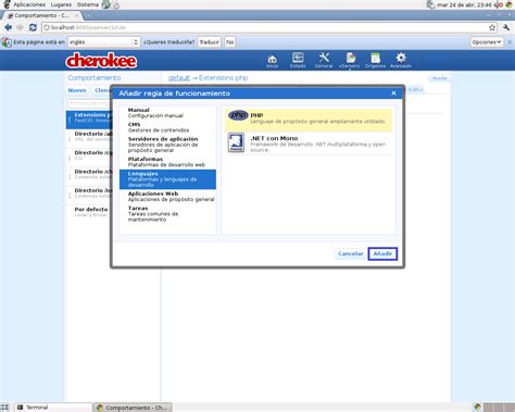 Explorador De Redes Guia De Instalación De Servidor Web Cherokee Php Mysql