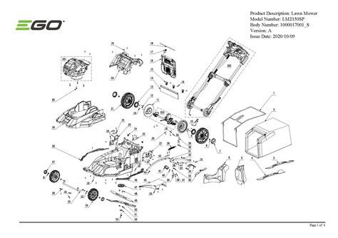 Lawn Mower Parts Diagram and Their Functions
