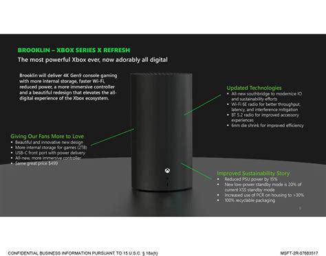 Slideshow Xbox Mid Generation Refresh Leaked FTC Vs Microsoft Documents