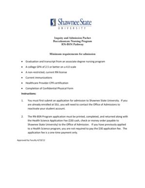 Fillable Online Shawnee PTA Application Packet Docx Shawnee Fax Email Print PdfFiller