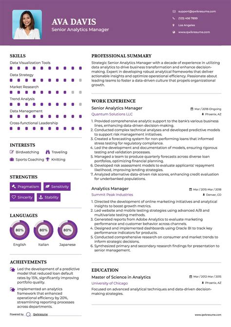 10 Analytics Manager Resume Samples And Templates For 2026