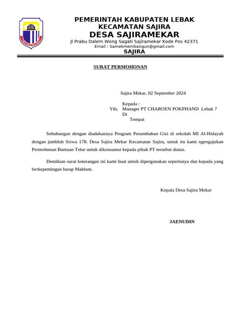 Permohonan Telor Popan Pdf