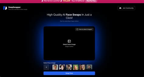 Deepswapper Ai Free Face Swap Website For Images Aipornsitesai