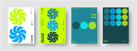 Template Laporan Modern Tata Letak Sampul Buku Yang Terisolasi Desain