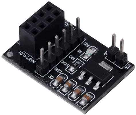 1PCS NRF24L01 Wireless Transceiver Module With NRF24L01 Socket Breakout