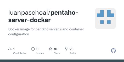 Releases Luanpaschoal Pentaho Server Docker Github