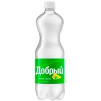 Напиток Добрый Лимон Лайм 1 литр, сильногазированный, пэт, 12 шт. в уп ...