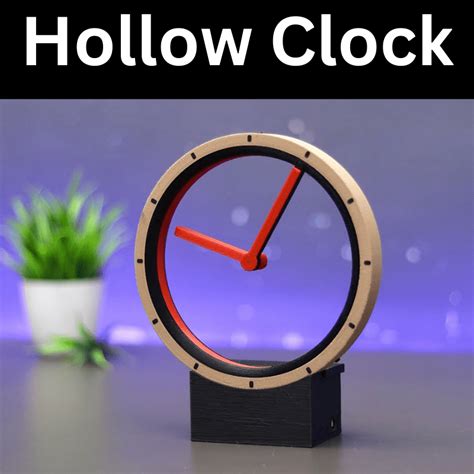 3d Printed Hollow Clock Using Arduino MULTAN ELECTRONICS
