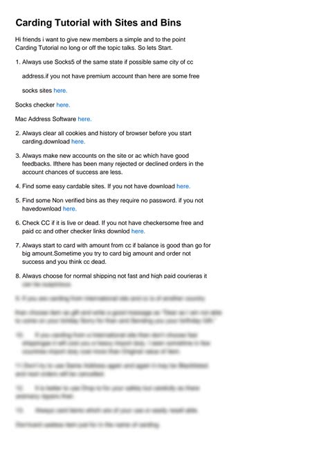 Solution Carding Tutorial With Sites And Bins Studypool