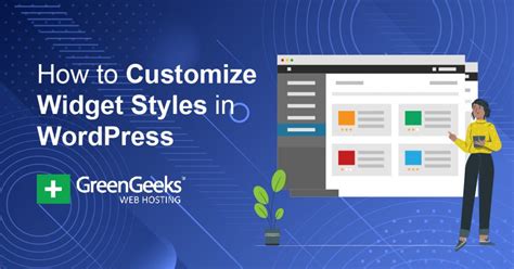how to customize widget styles in wordpress greengeeks
