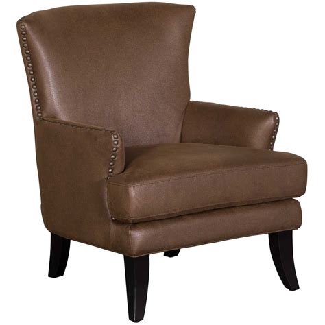 Wyatt Java Dark Brown Accent Chair 1a1 3536