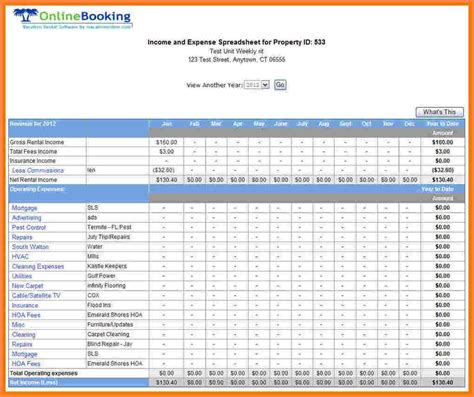How To Set Up Spreadsheet For Expenses Inside Business Expenses