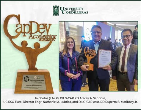 Dilg Awards Uc With Natl Capdev Accelerator Award For Local Governance Web Uc