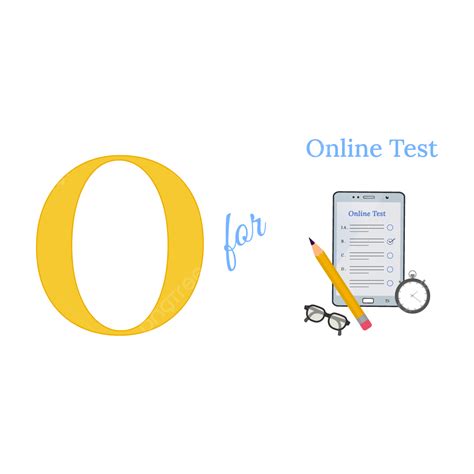 English Alphabet O For Online Test Vector Illustration English