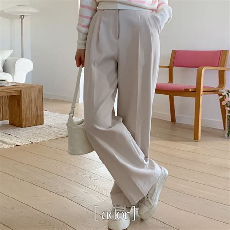 아더먼데이 인생핏 롱숏버전~xl 히든밴딩 투핀턱 와이드슬랙스 스판슬랙스 봄신상 봄가을슬랙스 간절기 하이웨스트 핀턱슬랙스