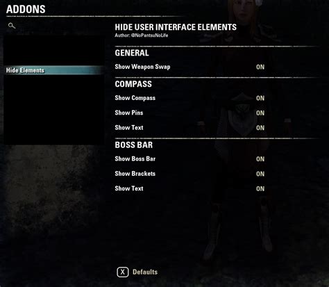 Hide Elements Discontinued And Outdated Elder Scrolls Online Addons