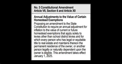 A Closer Look At Florida Amendment 5 On Homestead Property Tax