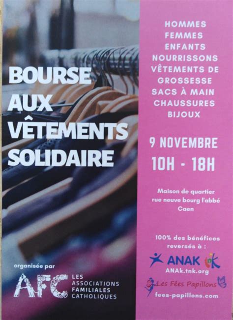 Bourse Aux Vêtements Solidaires Actualités Veille Sociale 14