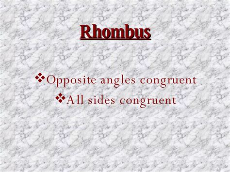 Special Parallelograms Ppt