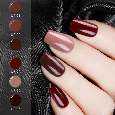 Aliexpress Buy UR SUGAR Ml Caramel Brown Nail Gel Polish Elegant Coffee Pure Nude Grey