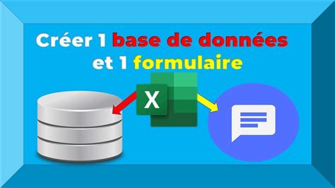 Créer Une Base De Données Excel Et Un Formulaire De Saisie De Données